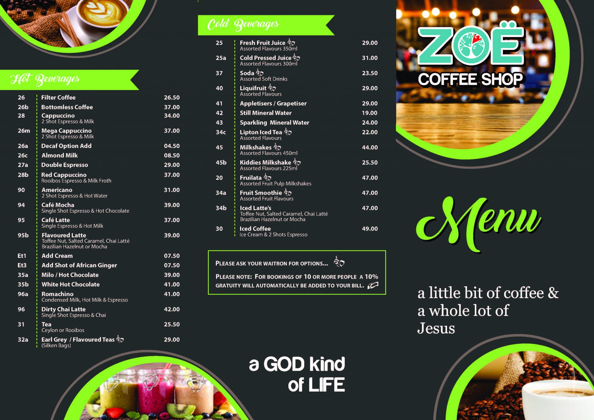 Coffee Shop - ZOE